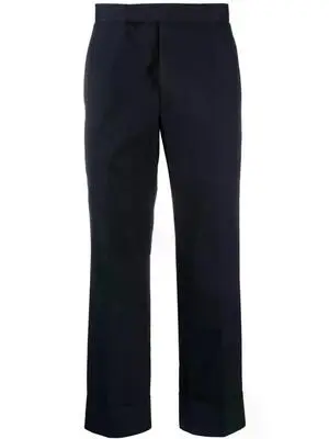 Thom Browne Tailored Cropped Trousers - Blue