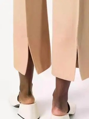 JIL SANDER Cropped Cotton Trousers