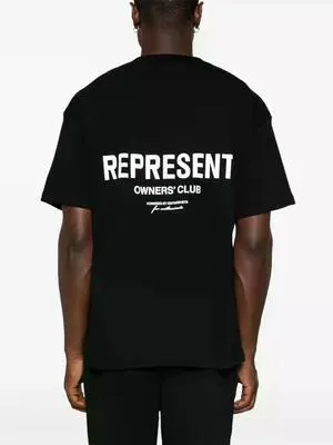 REPRESENT Owners Club Logo-print T-shirt - Black