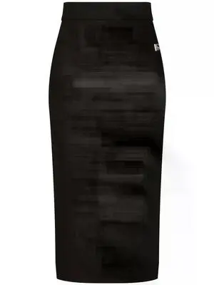 Dolce & Gabbana Milano Rib Midi Skirt