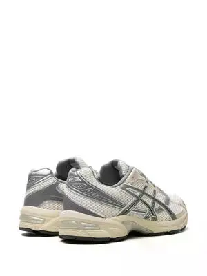 Asics Gel-1130 Lace-up Sneakers In Cream And Clay - Grey