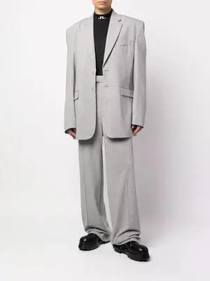 Vetements Single-breasted Shoulder-pad Blazer