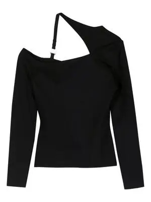 HELIOT EMIL Open-shoulder Long-sleeve Top