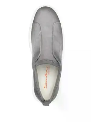 Santoni Victory Slip-on Sneakers - Grey