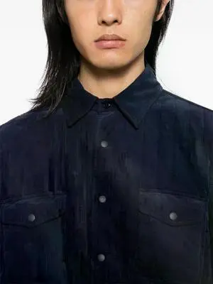 Aspesi Padded Velvet Shirt Jacket