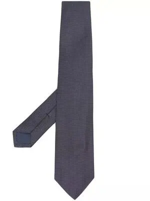 Polo Ralph Lauren Polka Dot Embroidered Neck Tie - Blue