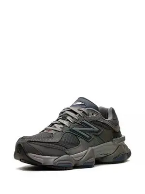 NEW BALANCE 9060 Panelled Suede Sneakers - Grey