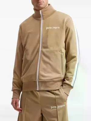 Palm Angels Logo-print Track Jacket - Neutrals