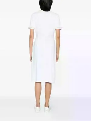 Lacoste Trimmed Jersey Dress