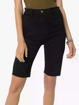 FRAME Le Vintage Bermuda Shorts - Black