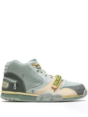 Nike X Travis Scott Air Trainer 1 Sp Haze Sneakers - Grey