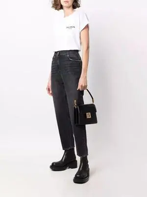 Balmain Low-rise Boyfriend Jeans - Black