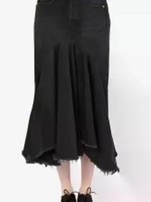 Vetements Denim Midi Skirt