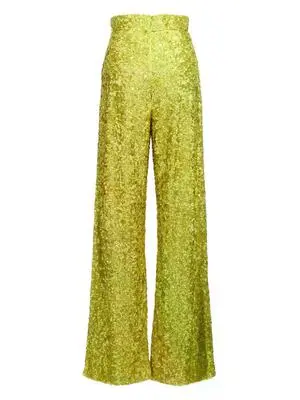 Ermanno Scervino Sequined Wide-leg Trousers
