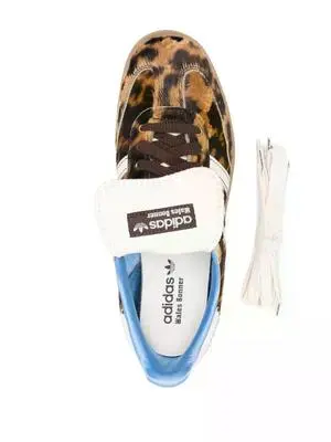 Adidas X Wales Bonner Samba Leopard Print Calf Leather Sneakers