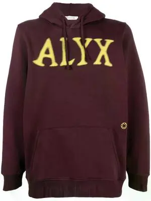 1017 Alyx 9sm Logo Print Hoodie - Red