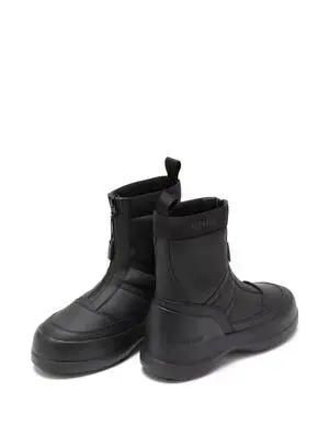 Moon Boot Luna Logo-print Zip-up Boots - Black