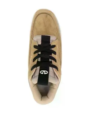 Valentino Garavani Calf Suede Lace-up Sneakers