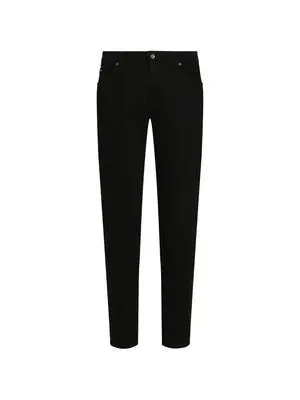 Dolce & Gabbana Logo-plaque Slim-fit Jeans