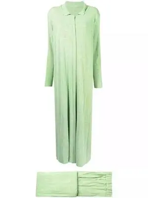 BAMBAH Knitted Dress-trousers Set - Green