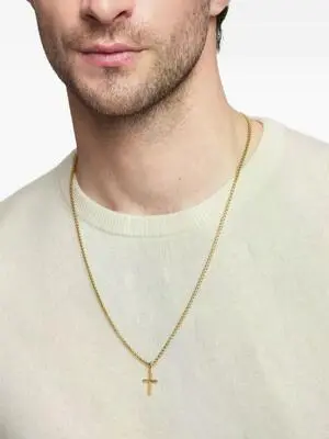 David Yurman 18kt Yellow Roman Cross Amulet