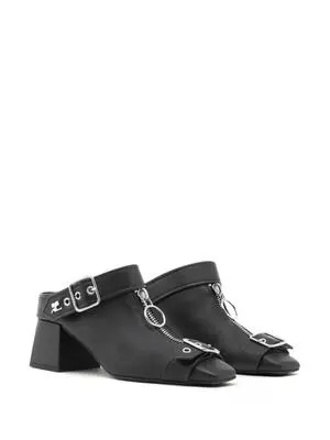 COURREGES Gogo Leather Mules