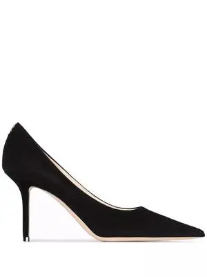 JIMMY CHOO Love 85 Pointed-toe Suede Heeled Pumps