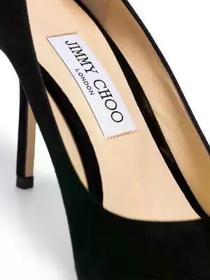 JIMMY CHOO Love 85 Pointed-toe Suede Heeled Pumps
