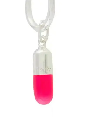 TRUE ROCKS Mini Pill Hoop Earring - Silver