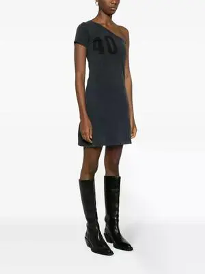 COURREGES Number-print Mini Dress