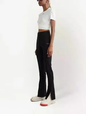 Off-White High-waisted Tailored Trousers With Logo Detail