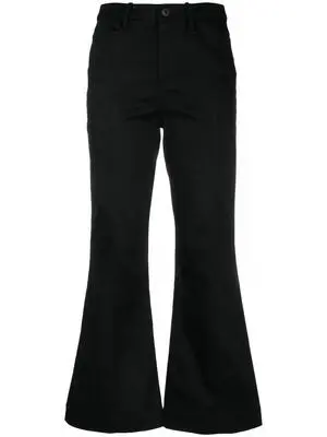Proenza Schouler White Label Cropped Flared Trousers