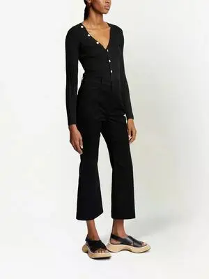 Proenza Schouler White Label Cropped Flared Trousers