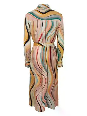Paul Smith Printed Midi Shirt Dress