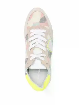 Philippe Model Trpx Camouflage Print Sneakers - Neutrals