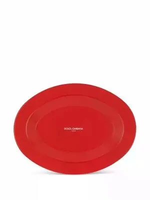 Dolce & Gabbana Carretto-print Wood Tray