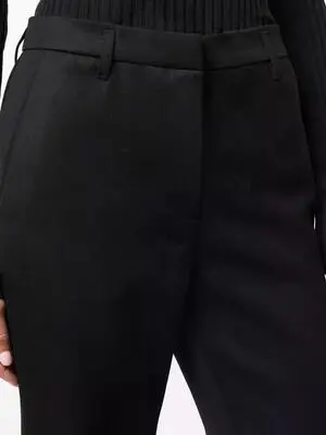 ANINE BING Wool Straight-leg Trousers