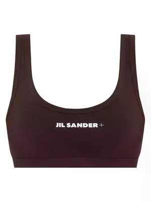 JIL SANDER Logo-print Bikini Top