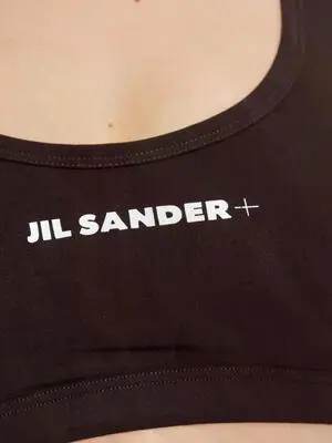 JIL SANDER Logo-print Bikini Top