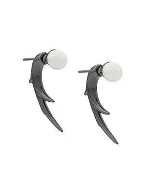 SHAUN LEANE Cherry Blossom Earrings - Black