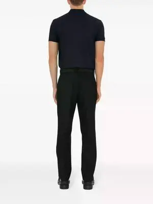 Burberry Slim Fit Knight Motif Polo Shirt - Blue