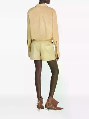 JW Anderson Cropped Shirt With Box Pleat Detail
