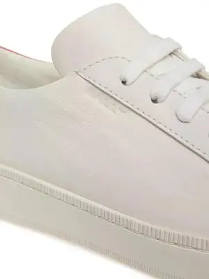 Bally Embossed Logo Leather Sneakers