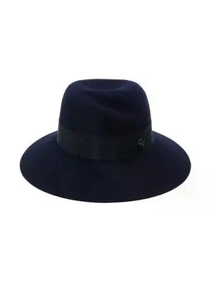 MAISON MICHEL Virginie Wide-brim Hat - Blue