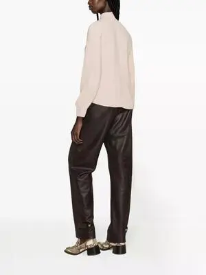 N°21 Puff-sleeved Crepe Blouse