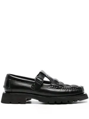 Hereu Soller Sport Leather Loafers - Black