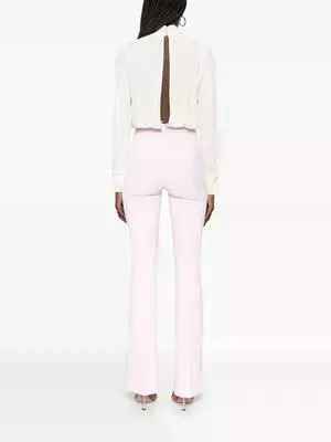Elisabetta Franchi Georgette Jumpsuit With Scarf Detail