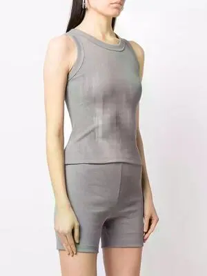 STYLAND Organic Cotton-blend Ribbed Tank Top