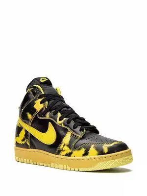 Nike Dunk High 1985 Sneakers With Acid Wash Detail - Black