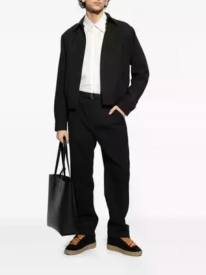 LANVIN Front Button Fastening Jacket With Logo Patch